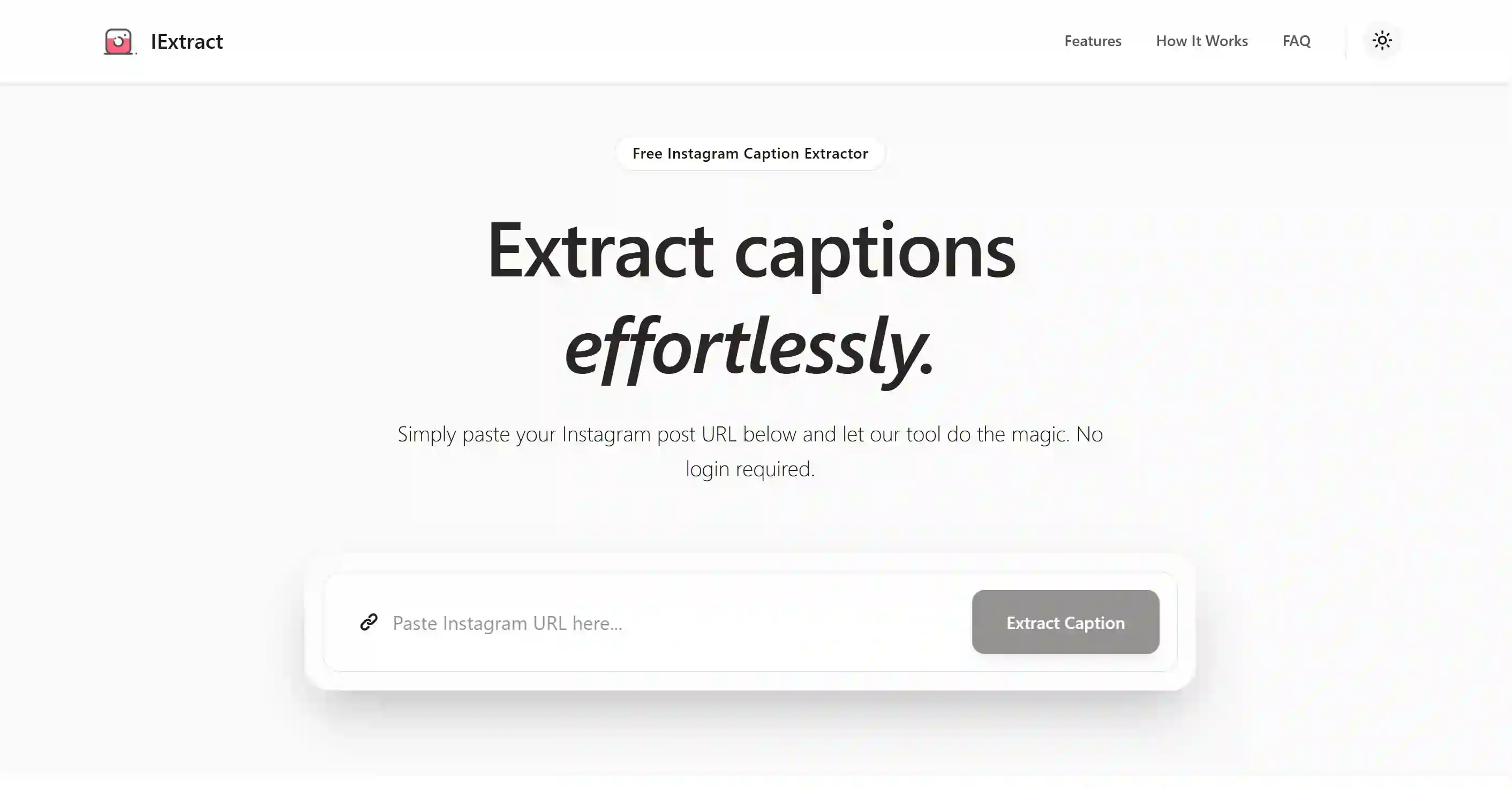 IExtract - Free Instagram Caption Extractor